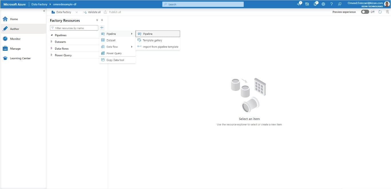 API Data Integration with Azure Data Factory