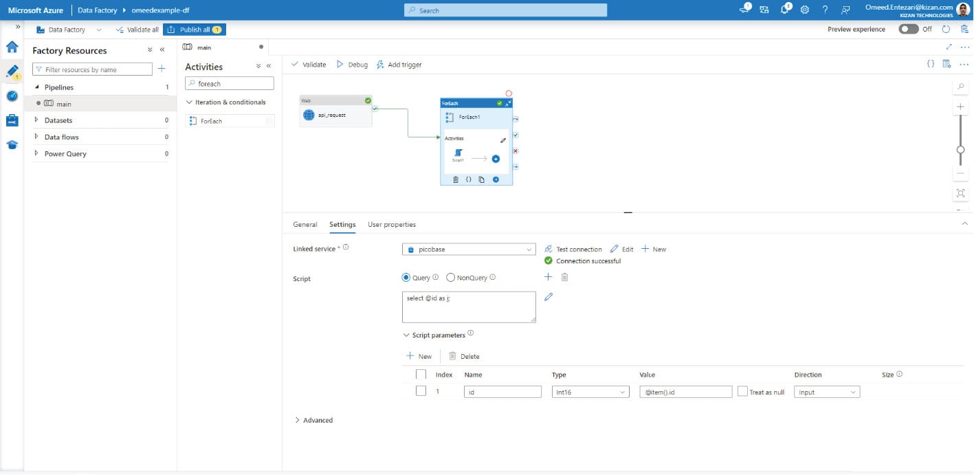 API Data Integration with Azure Data Factory