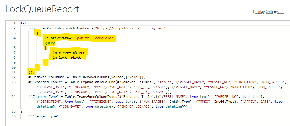 Consuming XML web service data in Power BI